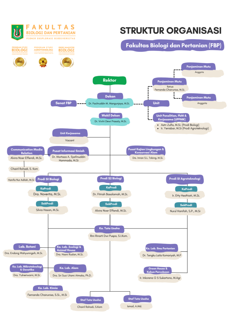 Struktur Kepemimpinan – FBP UNAS